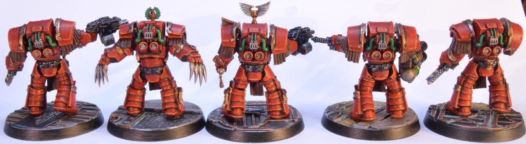30k, Blood Angels, Cataphractii, Terminator Armor - Blood Angels Cataphractii Terminators 30k ...